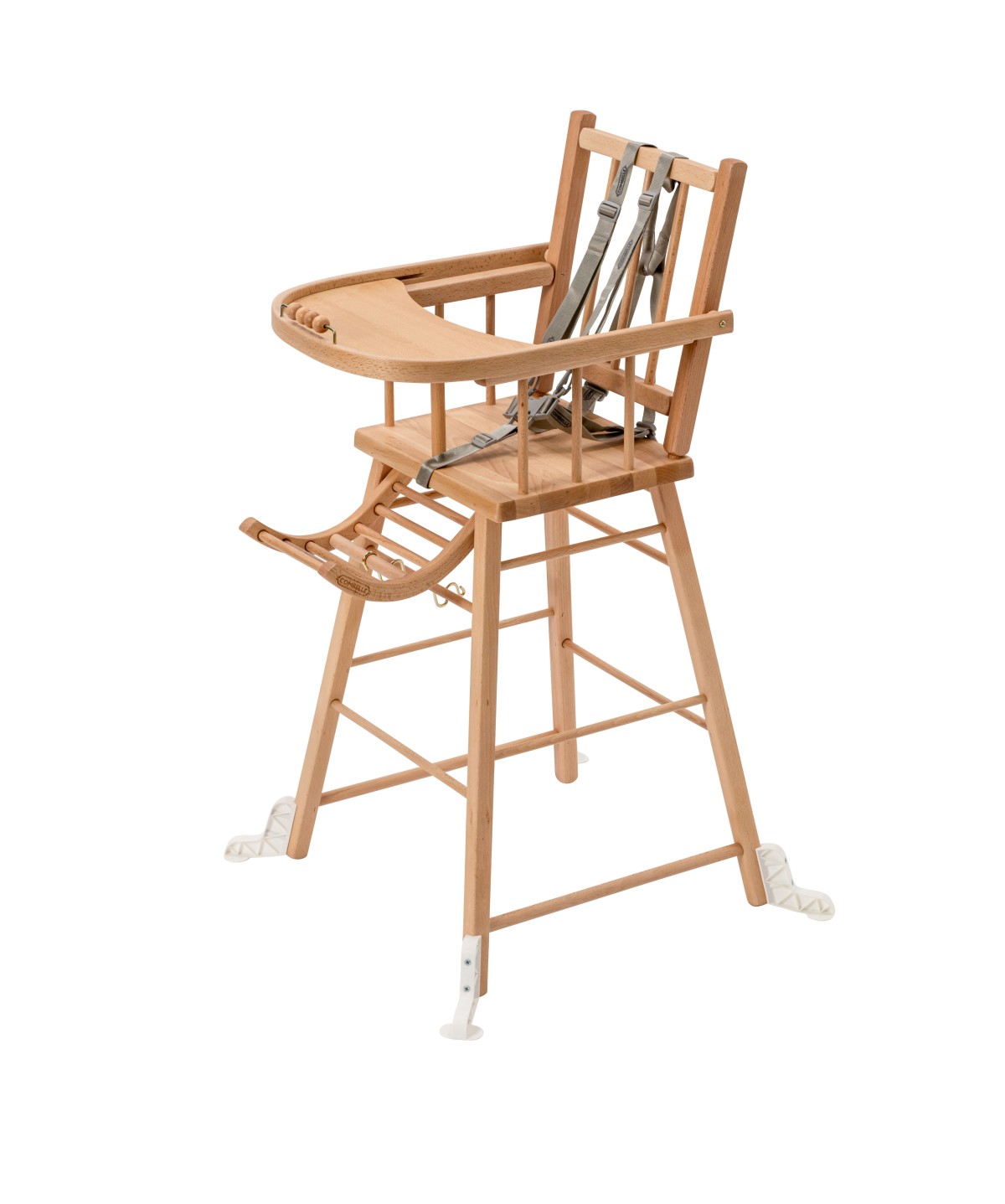 Chaise haute traditionnelle André fixe